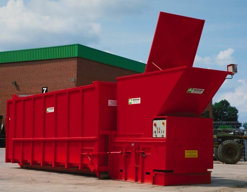 Avermann SP12 Static Compactor | Kenburn Waste Management