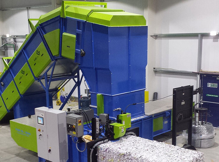 KH Twin Ram Automatic Horizontal Waste Baler